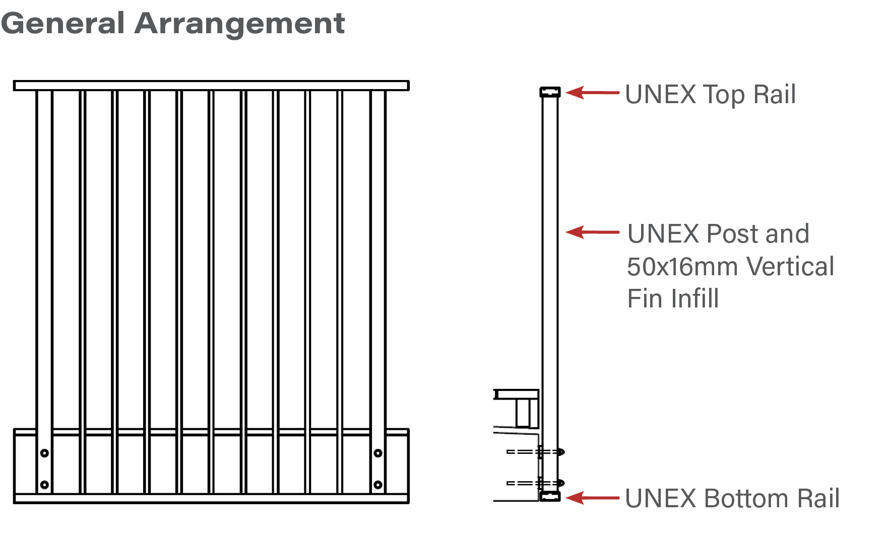 Hampton Framed Balustrade – UNEX