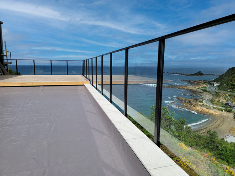 A UNEX glass balustrade to enhance the impressive see views of this ...